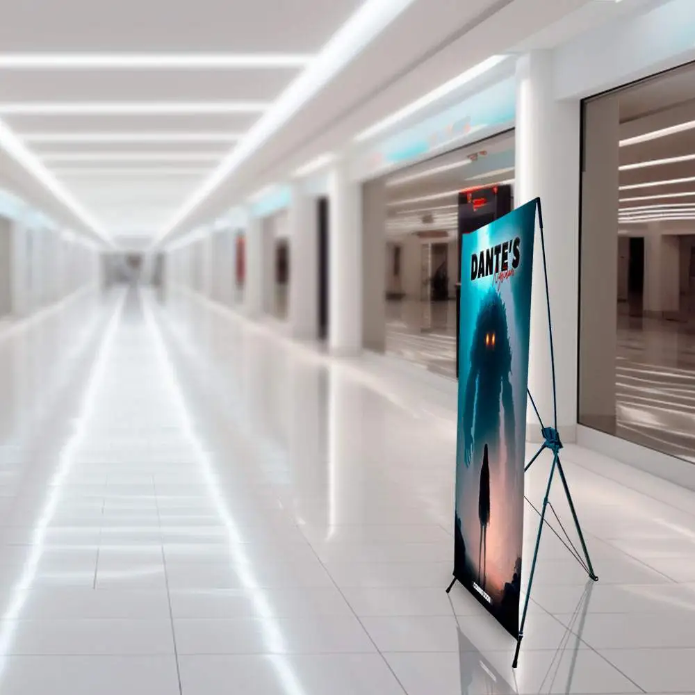 Display modelo 1501 en forma de X ideal para interiores