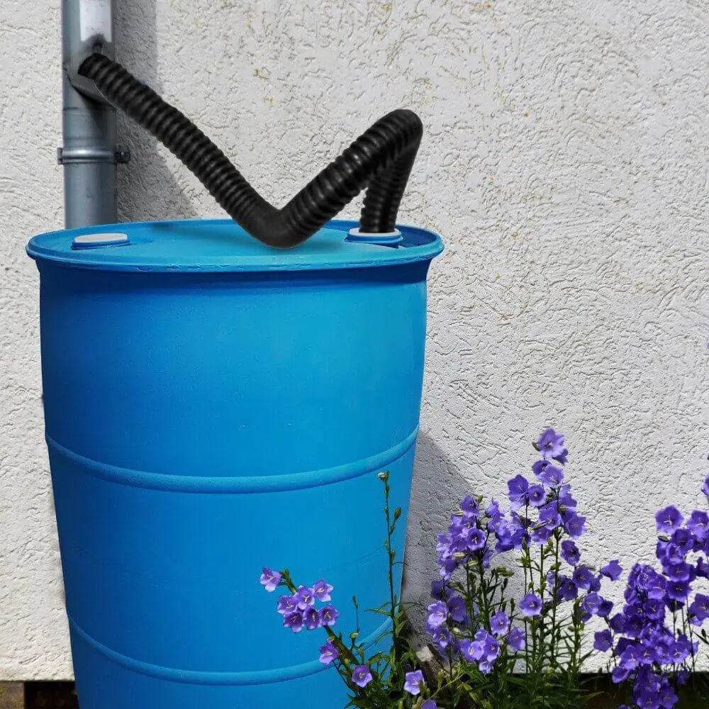 Tambo De Plástico Azul Cerrado De 220 Litros Con Doble Tapa, Tambo de ...