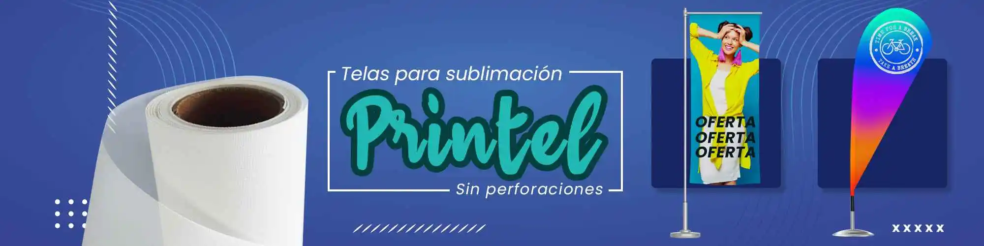 Tela flag para banderas sin perforaciones con acabado brillante. Tela ...