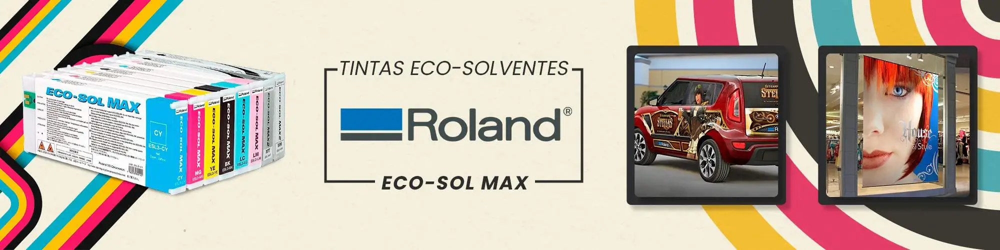 Cartuchos de Tinta para Impresión Digital Eco-Sol Max