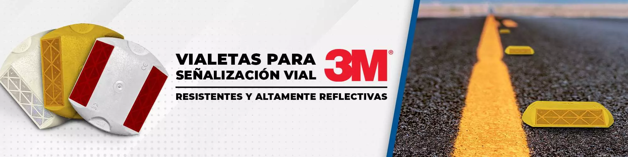 vialetas 3m para senalizacion vial