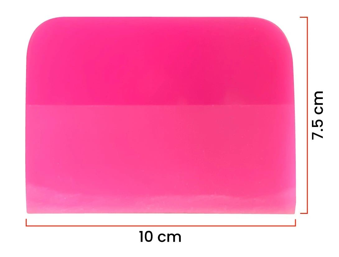 Squeegee Rígido Rosa para PPF Full Wrap