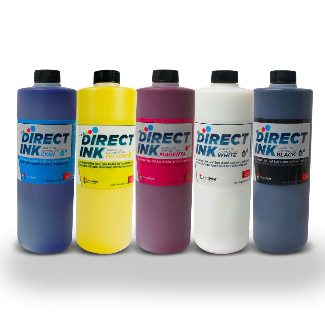Tintas Direct Ink para impresoras directo a prenda Omniprint 330TX ...