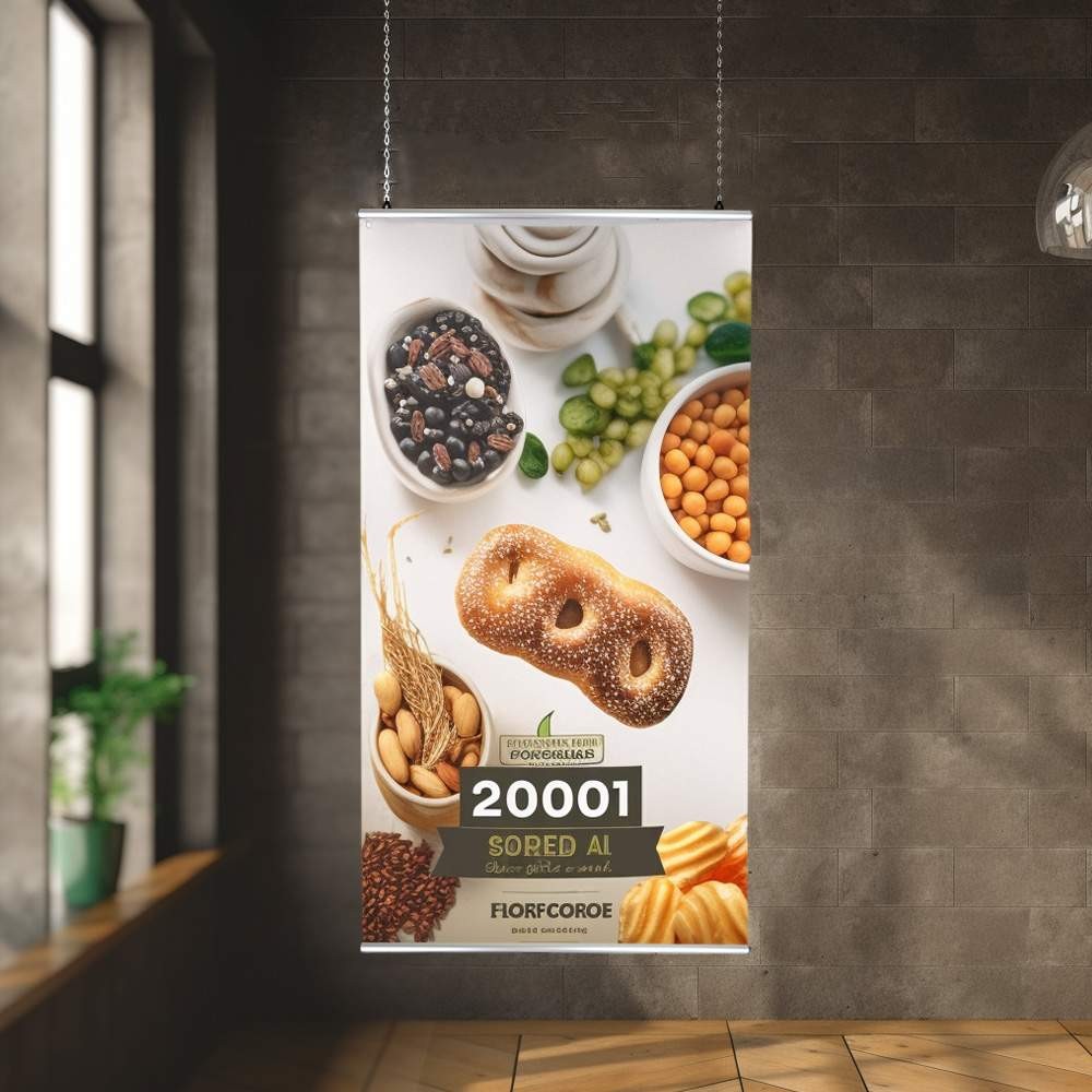 displays colgantes publicitarios tipo banner modelo 1252
