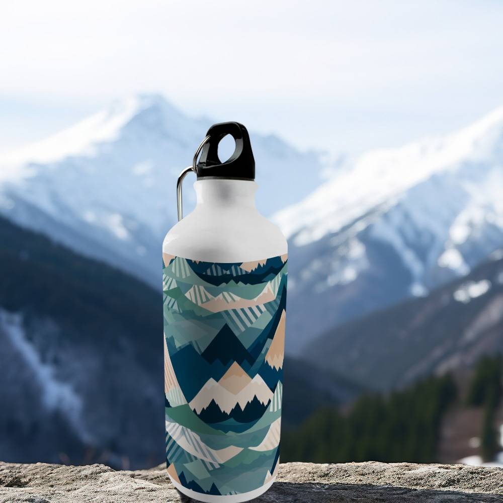 termos de aluminio para sublimacion en color blanco y plata de 600 ml ...