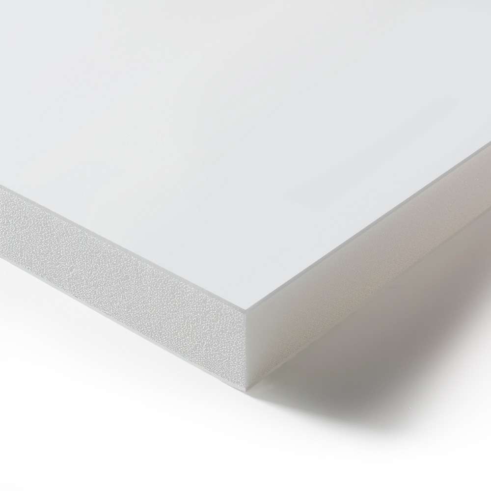 Lamina paper foam core 12mm blanco