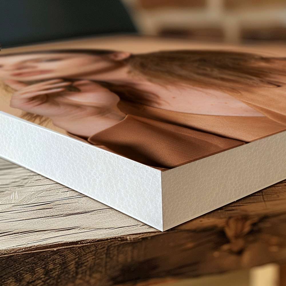 Lamina paper foam core 12mm blanco