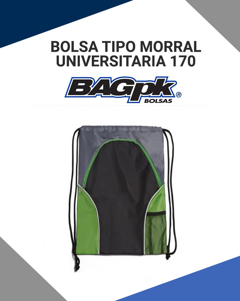 Bolsas económicas tipo morral modelo universitaria 100% poliester. Bolsas tipo morral y mochilas ...